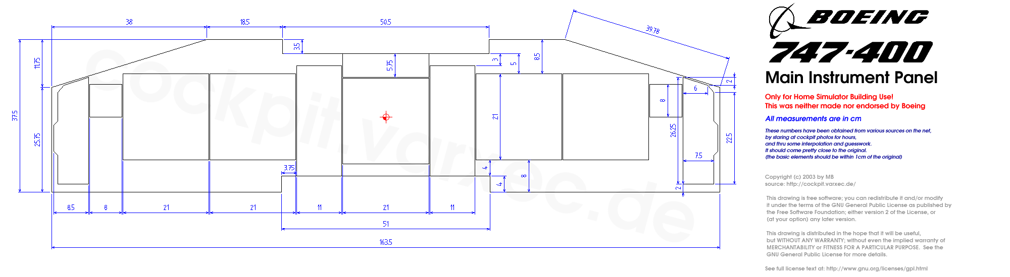 Cockpit varxec Drawings Schematics And Plans